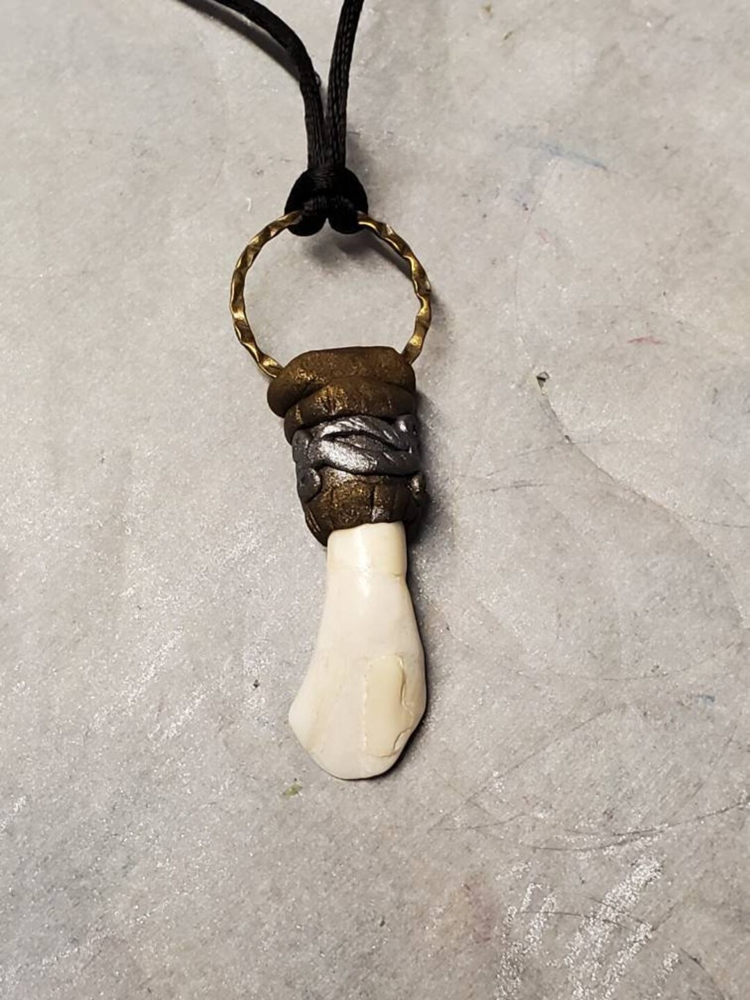 Buffalo Bison Tooth Pendant Tailsman - Etsy