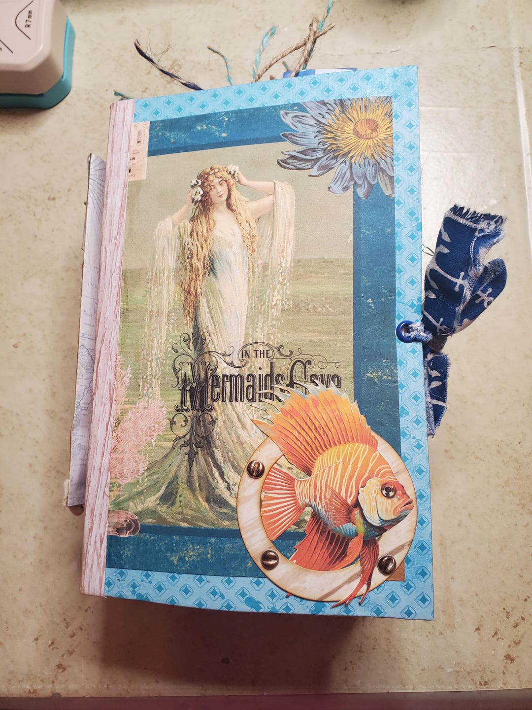 Mermaid Nautical Junk Journal - Etsy