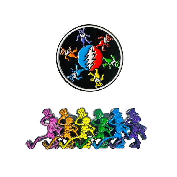 Grateful Dead Pins - Etsy