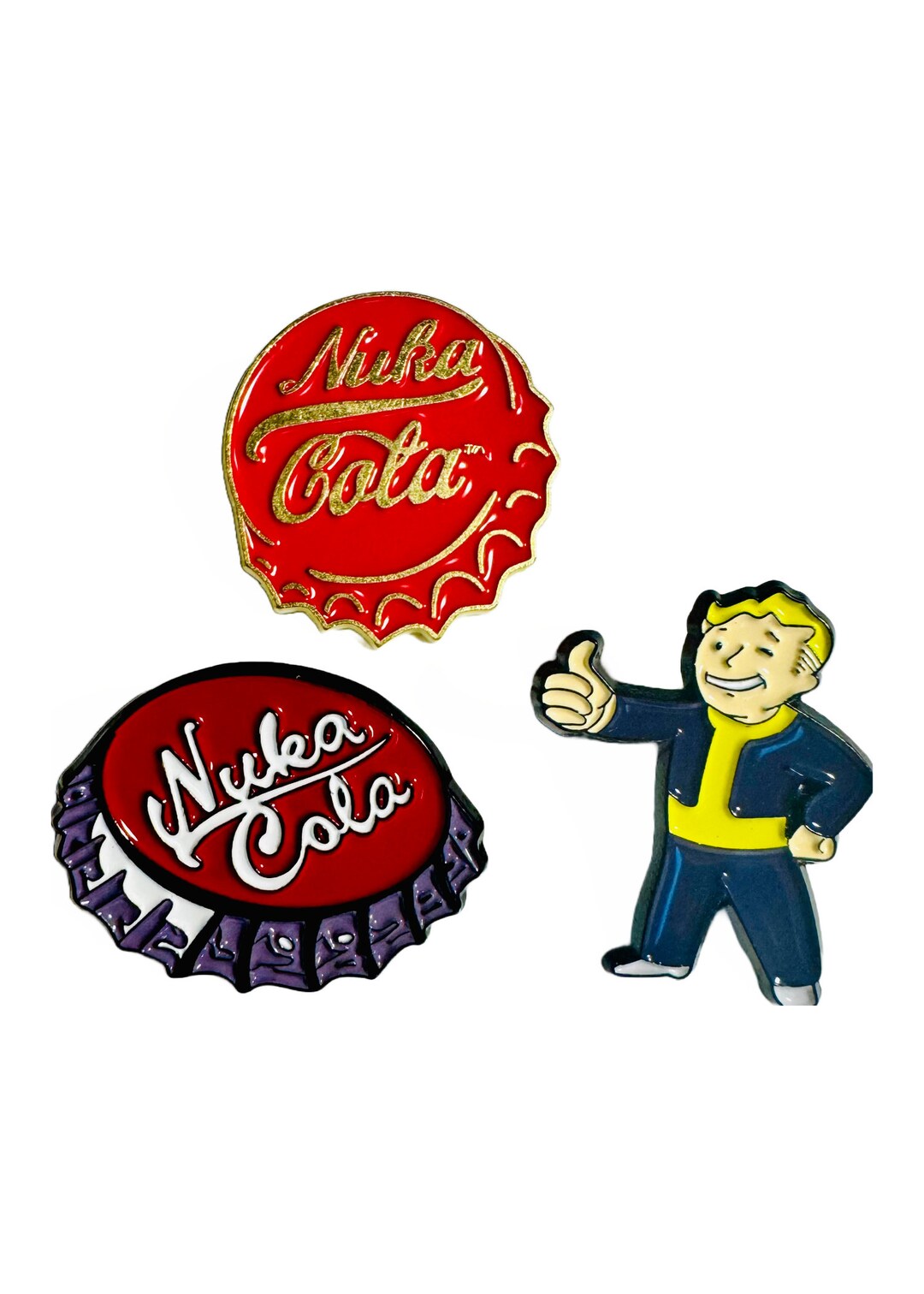 Fallout Enamel Pins Nuka Cola or Vault Boy - Etsy