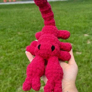 Sam the Scorpion Crochet Pattern, Low Sew Pattern, Plush C Therapy ...