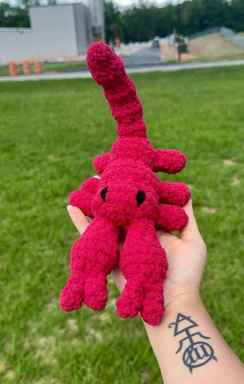 Sam the Scorpion Crochet Pattern, Low Sew Pattern, Plush C Therapy ...