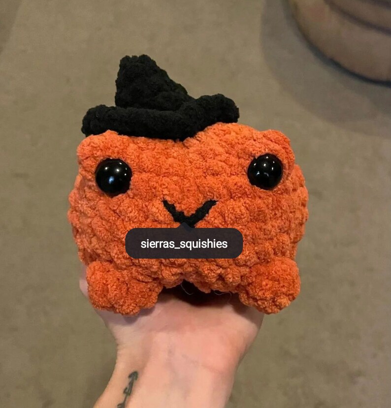 Tabitha the Toad Crochet Pattern, Low Sew Pattern, Plush C Therapy ...