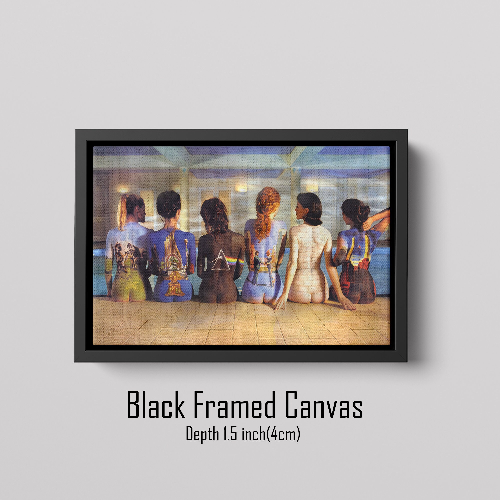 Pink Floyd Indoors Body Painting Music Bands Album Covers Swimming ...