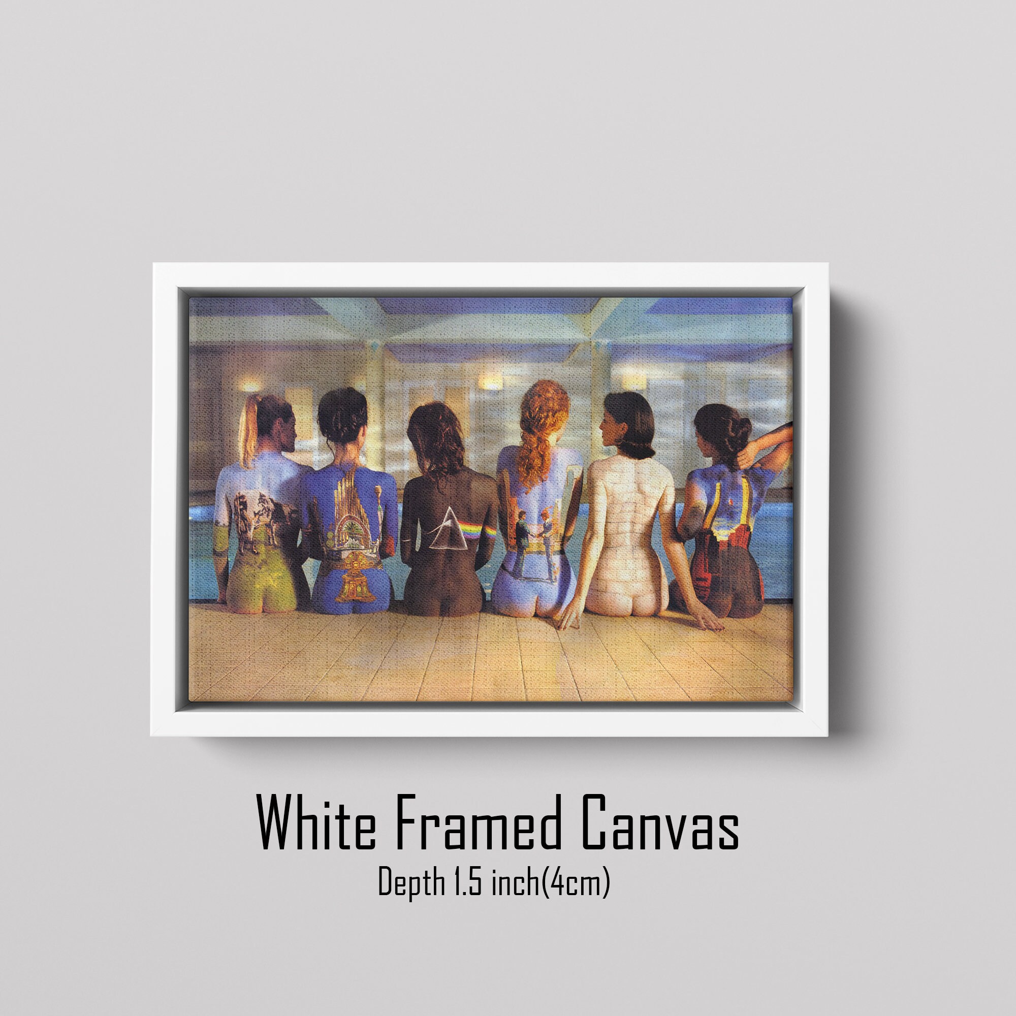 Pink Floyd Indoors Body Painting Music Bands Album Covers Swimming ...