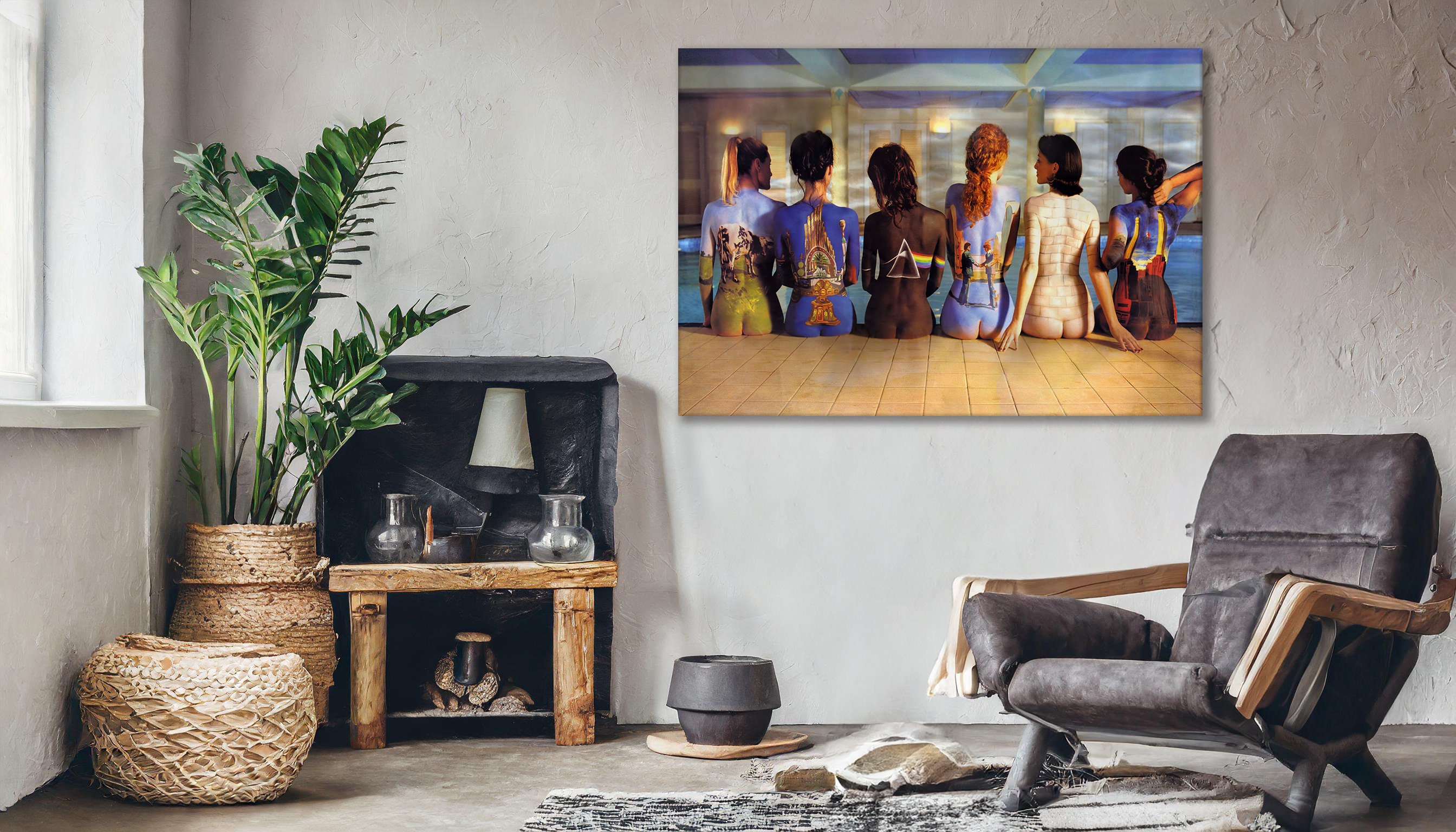 Pink Floyd Indoors Body Painting Music Bands Album Covers Swimming ...