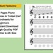 Piano Notes Learning Worksheets Trebel Clef Worksheets Beginner Music ...