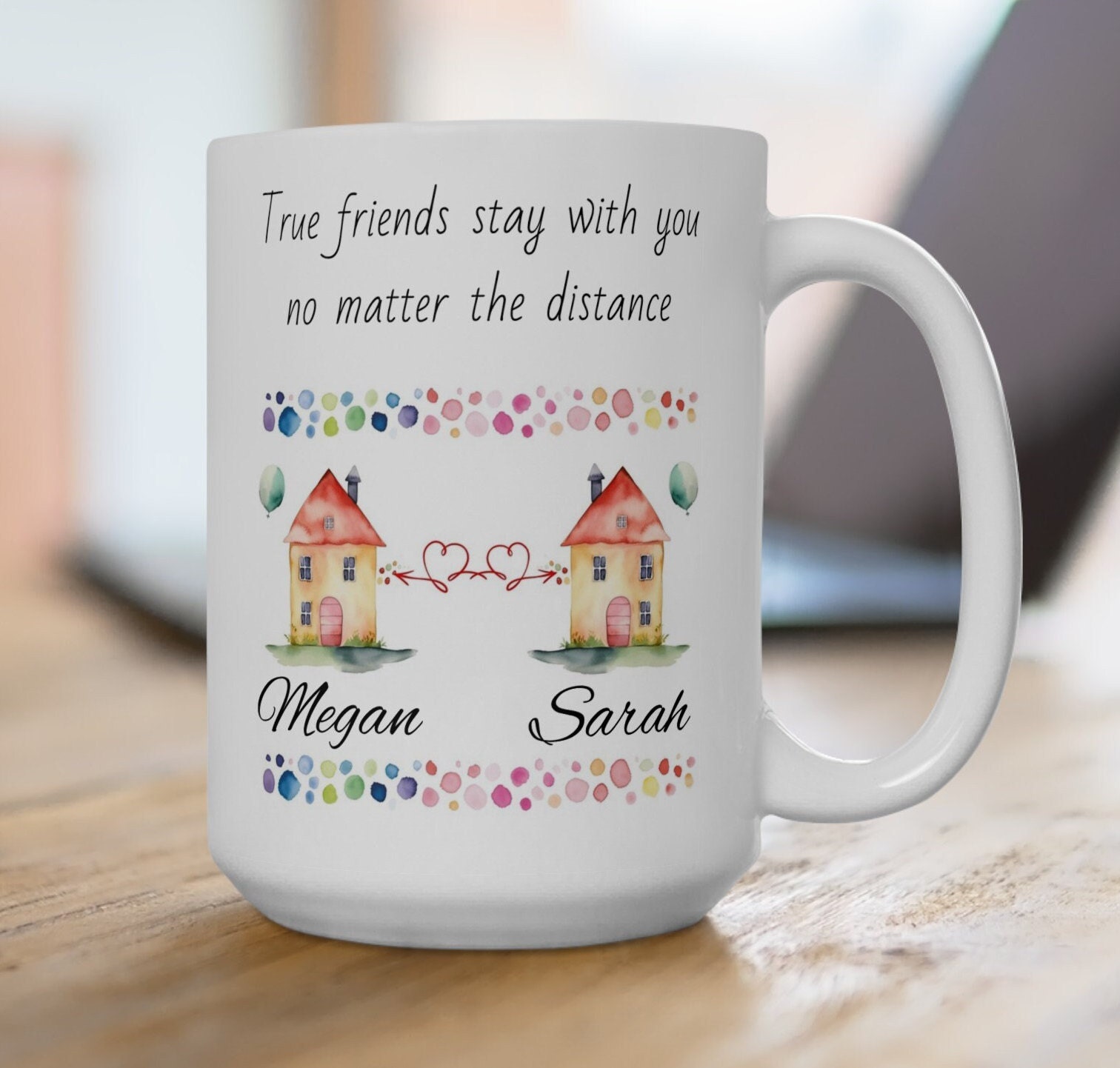 Long Distance Friendship Mug, Best Friend Moving Gift, Moving Away Gift ...
