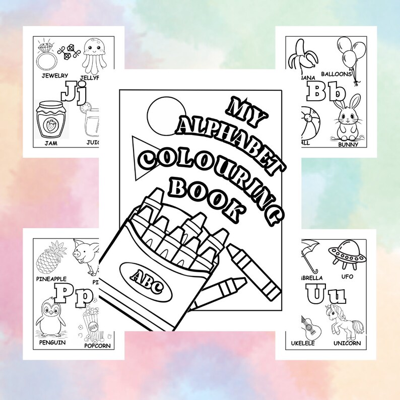 Alphabet Colouring Pages, Preschool Colouring Pages, Kids Activity ...