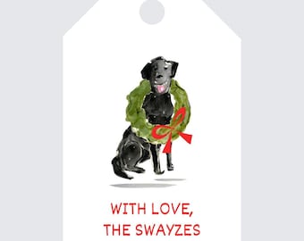 Personalized Gift Tags: Red Candy Canes | Christmas | Holiday | 2"x3 ...