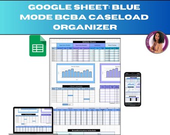 BCBA Caseload Organizer: All-in-one Google Sheet - Etsy