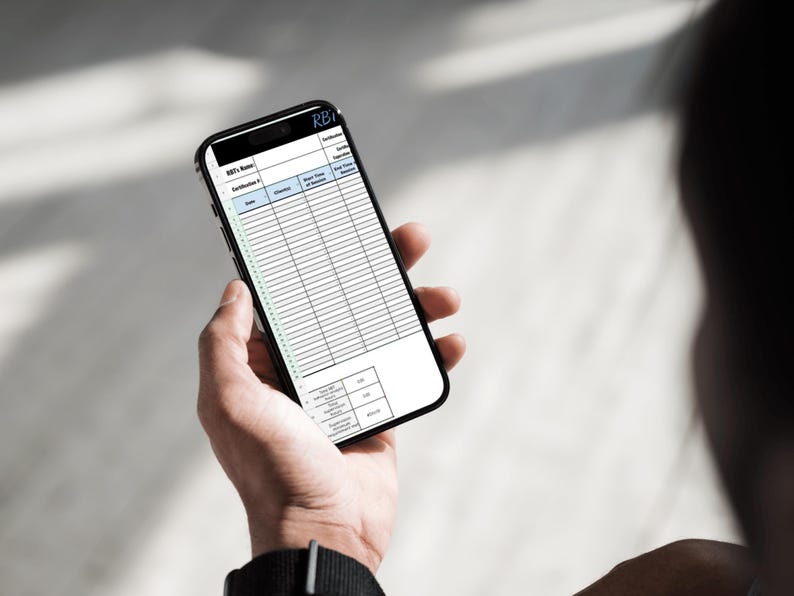 Google Sheet: RBT Supervision Tracker - Etsy