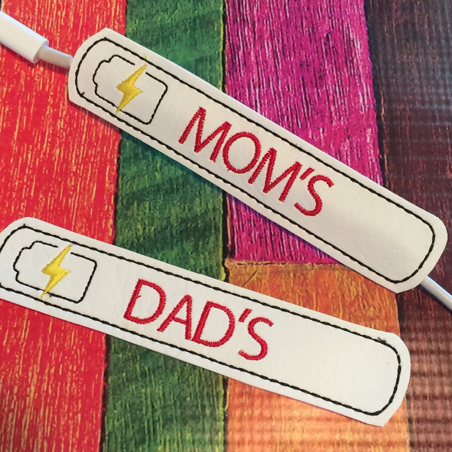 Personalized Phone Cable Label Cord Organizer Phone - Etsy