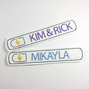 Personalized Phone Cable Label - Cord Organizer - Phone Accessories ...