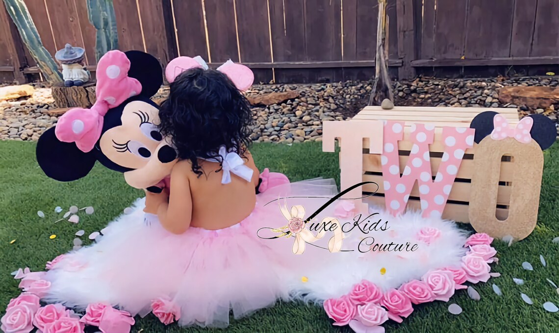 Pink Mouse Birthday Romper, First Birthday Mouse Outfit, Toddler Mouse ...