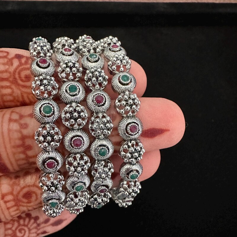 Oxidized Bangles - Etsy