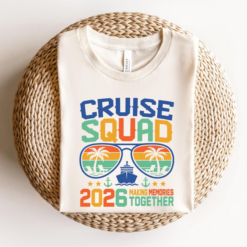 Cruise Squad 2026 Shirts, Matching Family Vacation Tee, Group Trip ...