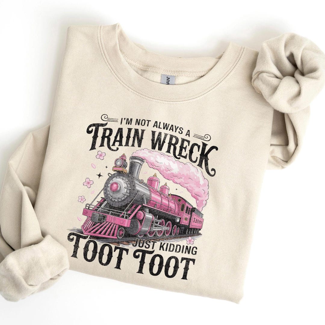 Funny Train Wreck Toot Toot Shirt - Etsy