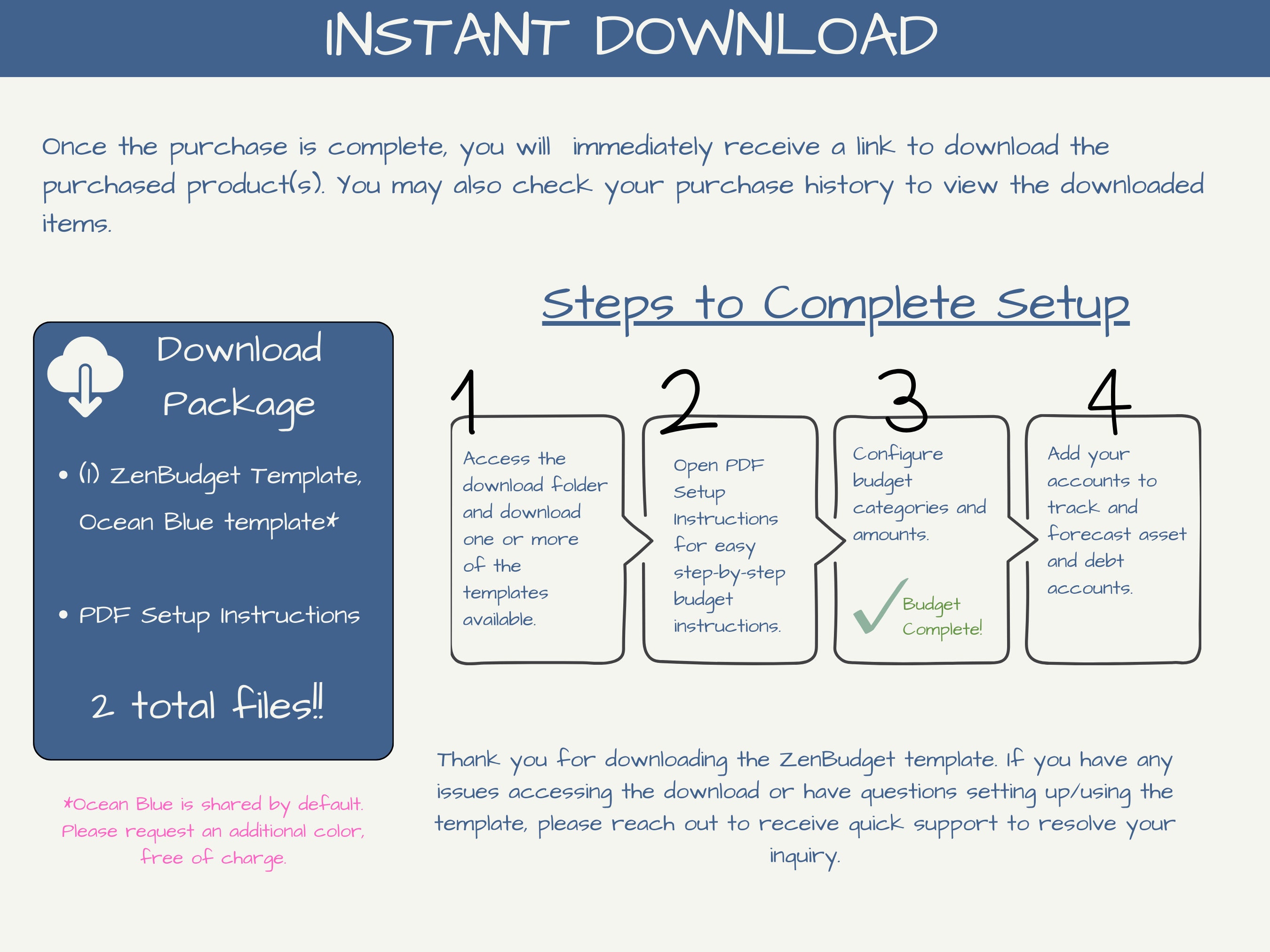 Simple Monthly Annual Digital Budget Spreadsheet Excel Template ...