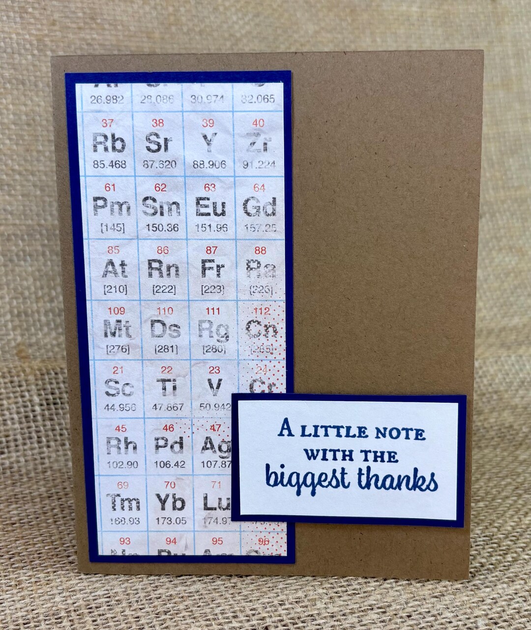 Teacher Appreciation, School Thank You, Periodic Table, Science Teacher ...