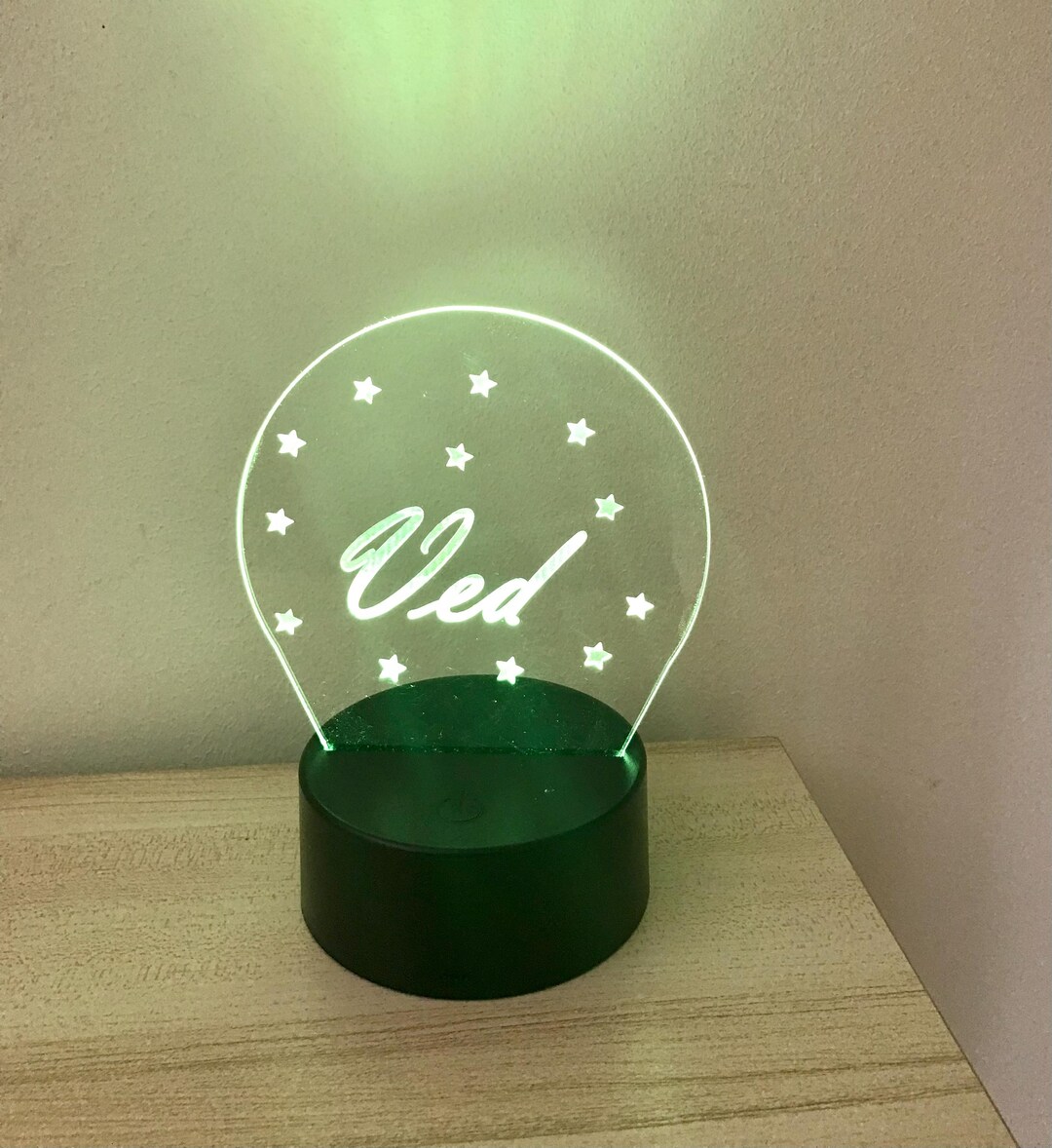Personalized Light With Name and Stars16colors Nursery Decor Custom ...