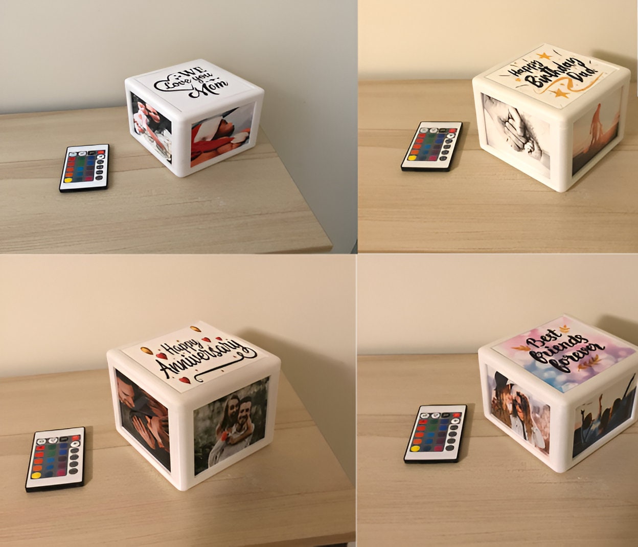 Memory Square - Personalized Photo Lamp Gift for All Occasion - Etsy ...