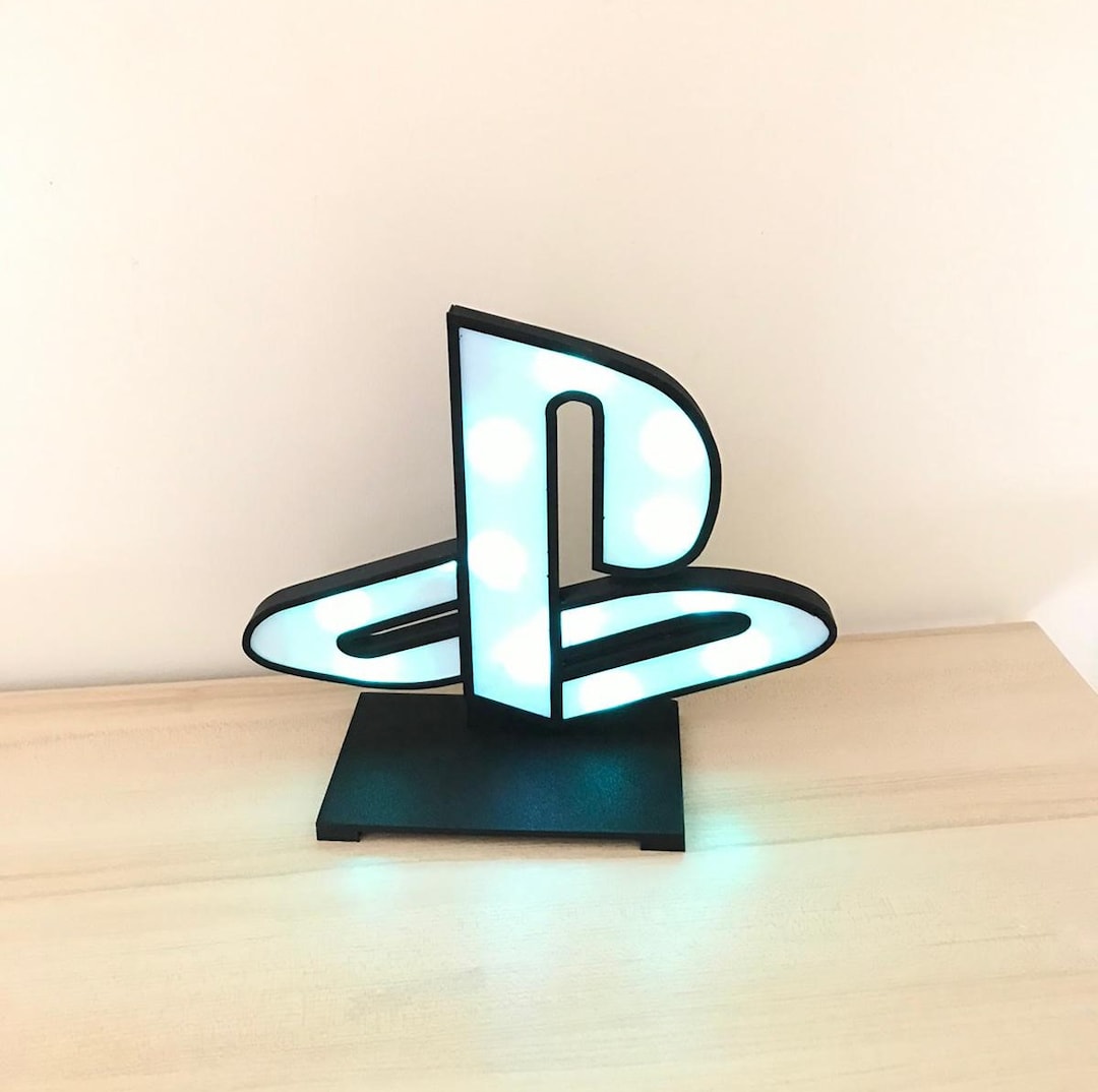 Playstation Led Logo Sign (app Operated Multicolor Control) - Etsy