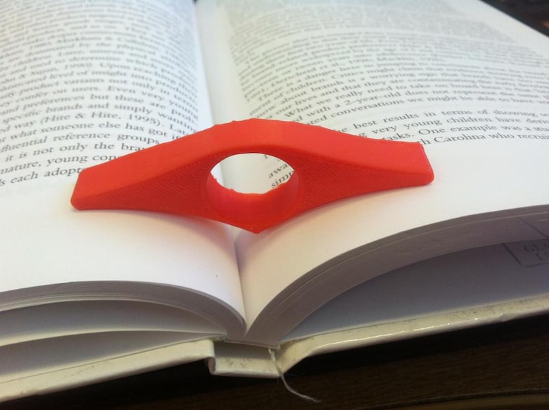 Book Page Holder | Thumb Page Holder | Book Holder | Bookworm | 3D ...