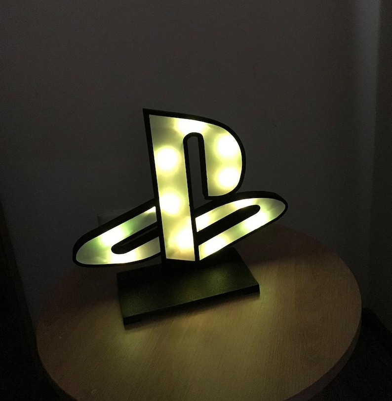 Playstation Led Logo Sign (app Operated Multicolor Control) - Etsy