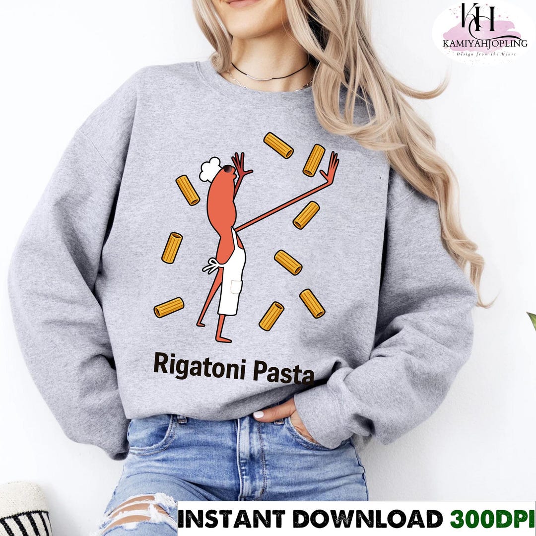 Rigatoni Pasta Chef PNG, Funny Cooking Meme Sublimation, Brain Rot ...