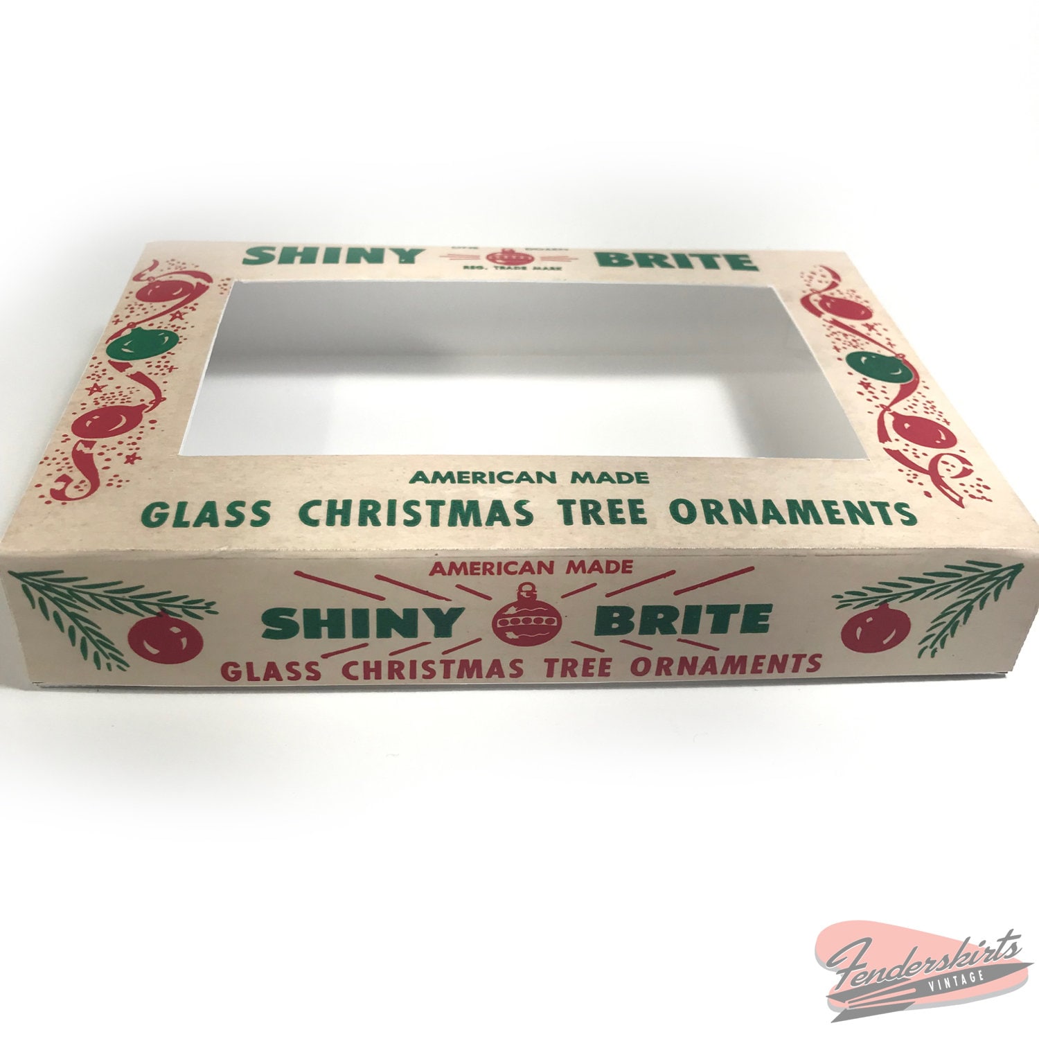 DIGITAL Vintage Christmas Shiny Brite Ornament Box #2 Craft File ...