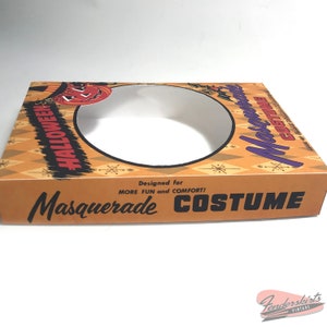 DIGITAL Vintage Halloween Costume Box Craft Vignette File Printable ...