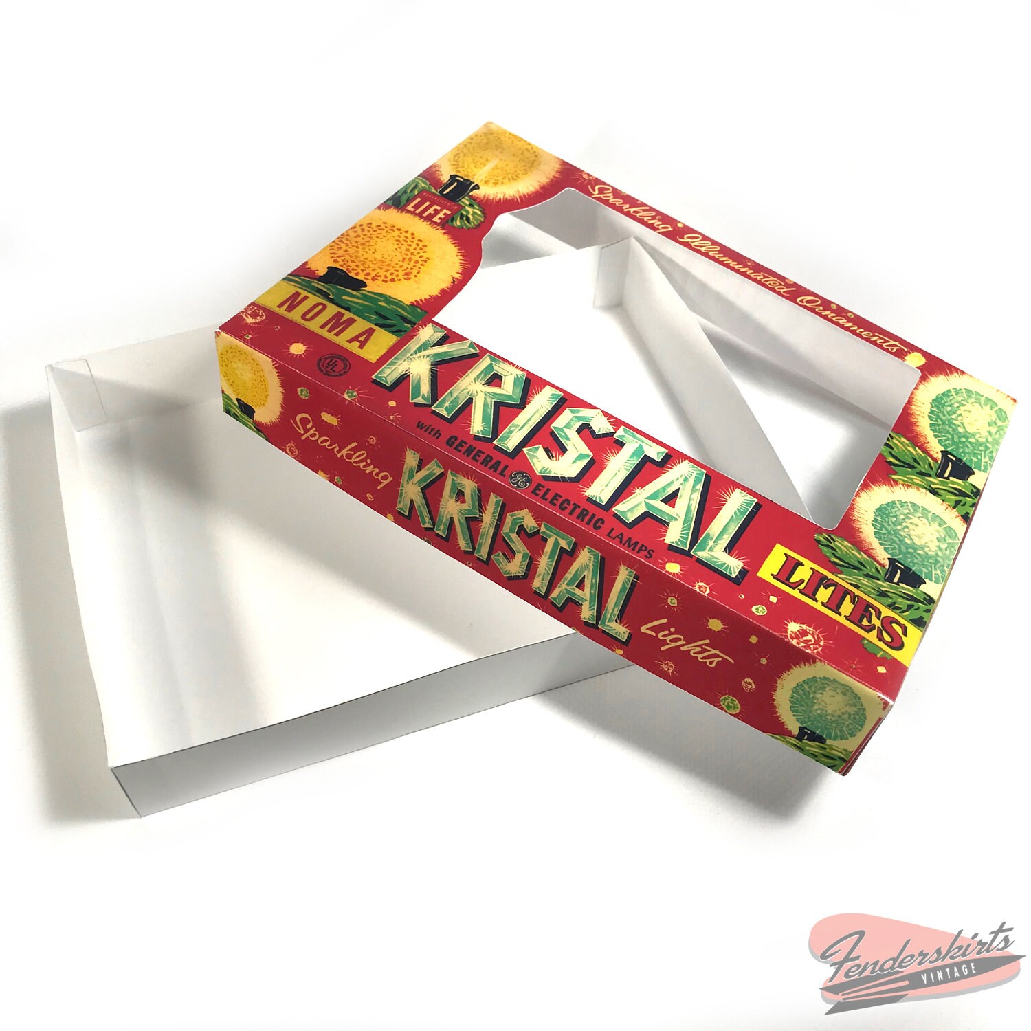 DIGITAL Vintage Christmas Noma Kristal String Light Box Craft File ...