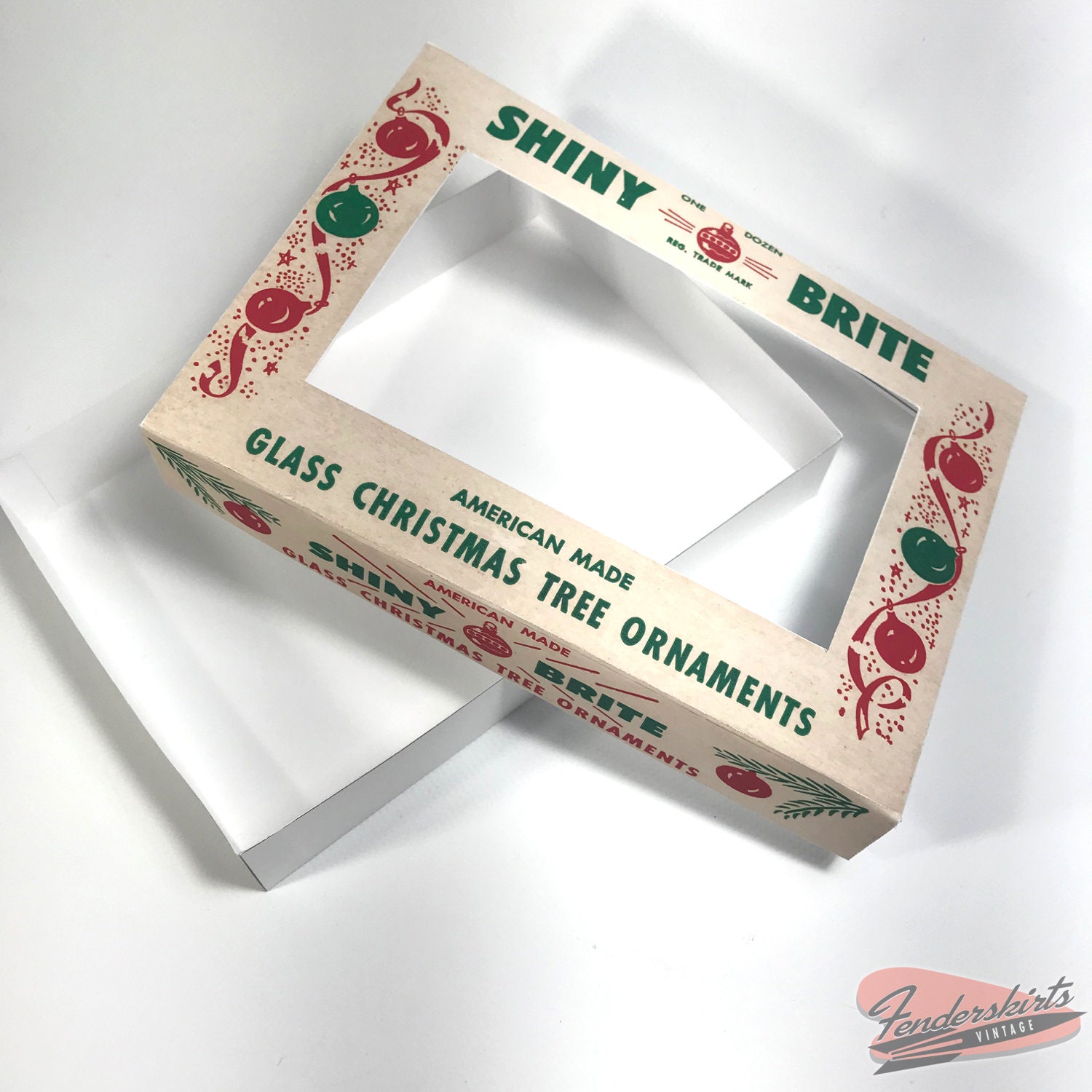 DIGITAL Vintage Christmas Shiny Brite Ornament Box #2 Craft File ...