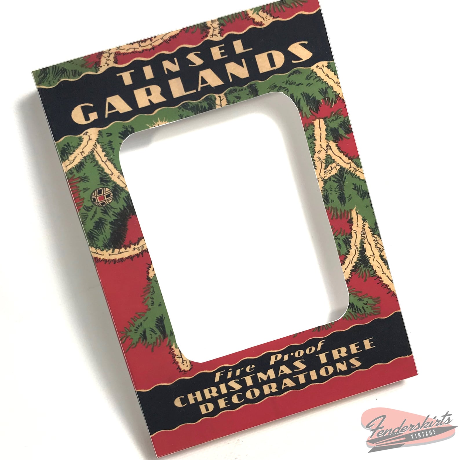 DIGITAL Vintage Christmas Tinsel Garland Box Diorama File | Etsy