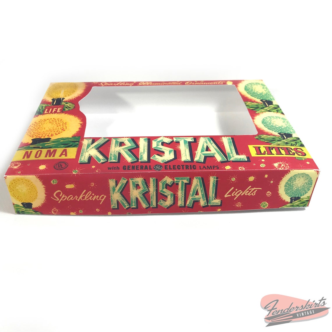 DIGITAL Vintage Christmas Noma Kristal String Light Box Craft File ...
