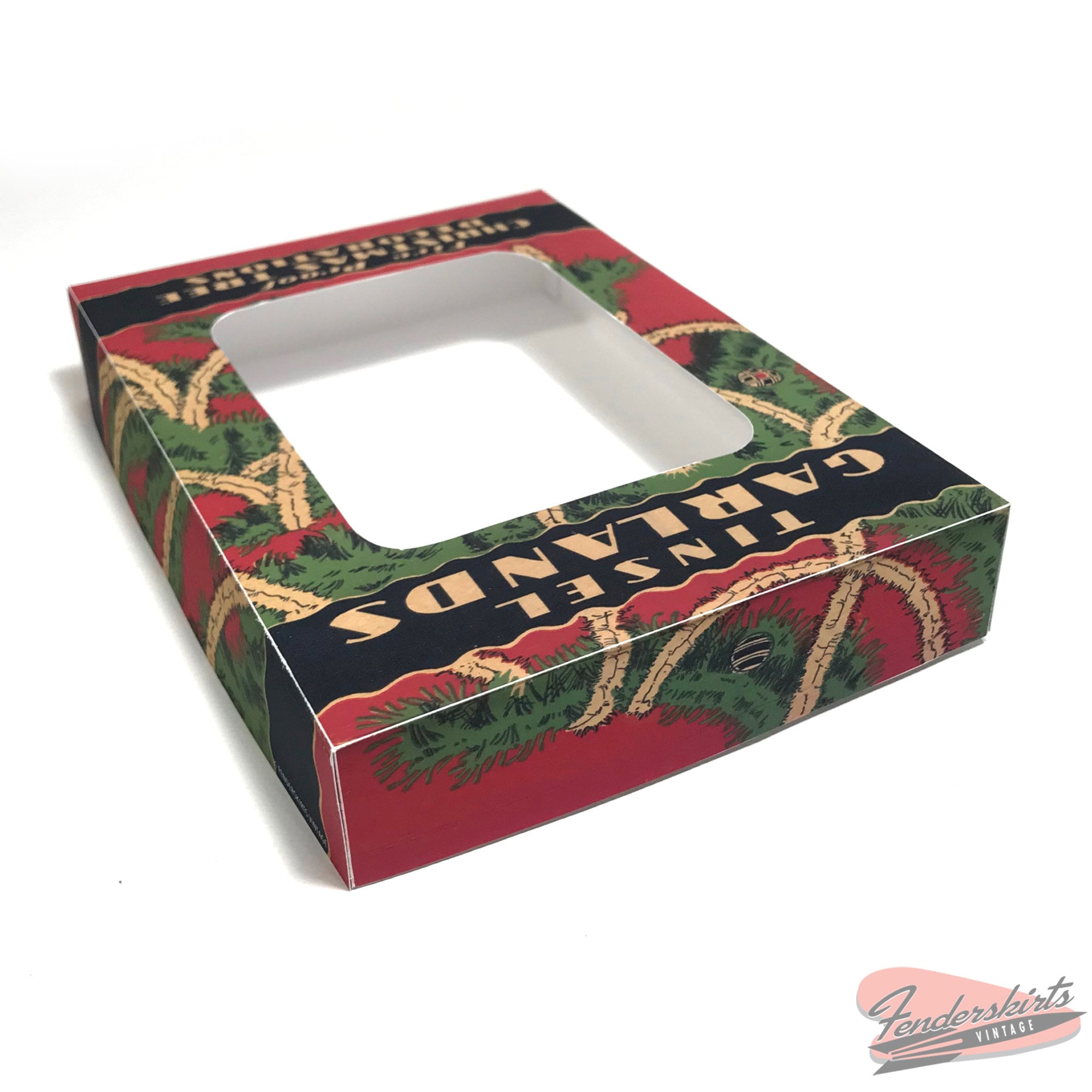 DIGITAL Vintage Christmas Tinsel Garland Box Diorama File | Etsy