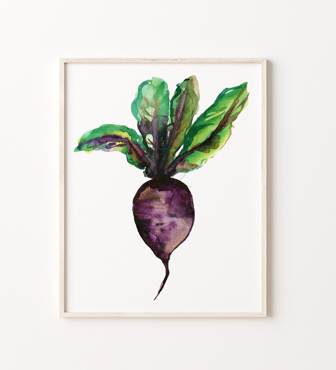 Beet Watercolor Painting, Kitchen Art Print - Etsy