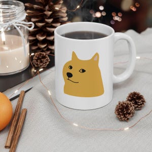 Doge Meme Mug, Doge Coffee Mug, Meme Tea Mug, Doge Mug, Funny Meme Mug ...
