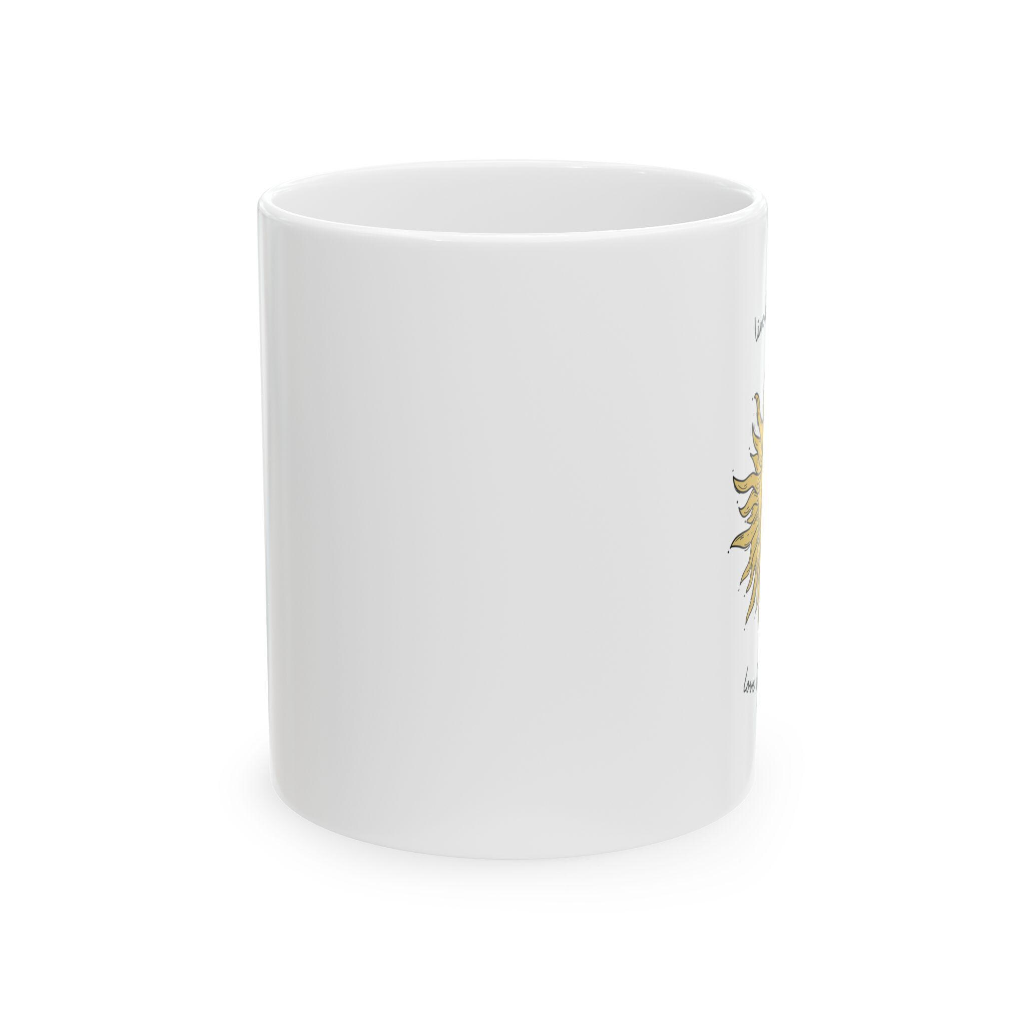 Sun Moon Tea Mug, Live by the Sun Love by the Moon Mug, Moon Coffee Mug ...