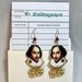William Shakespeare Earrings Poet Playwright Actor the Bard Hamlet ...