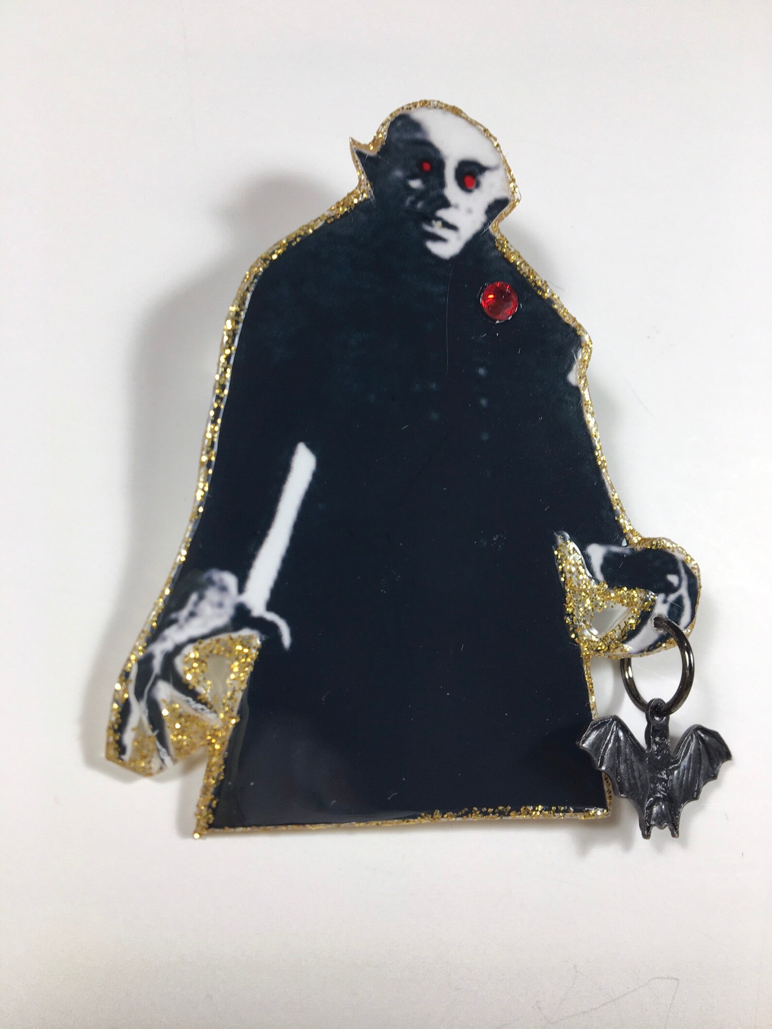 Nosferatu Pin Dracula Vampire Fangs Halloween Pop Culture Kitsch - Etsy