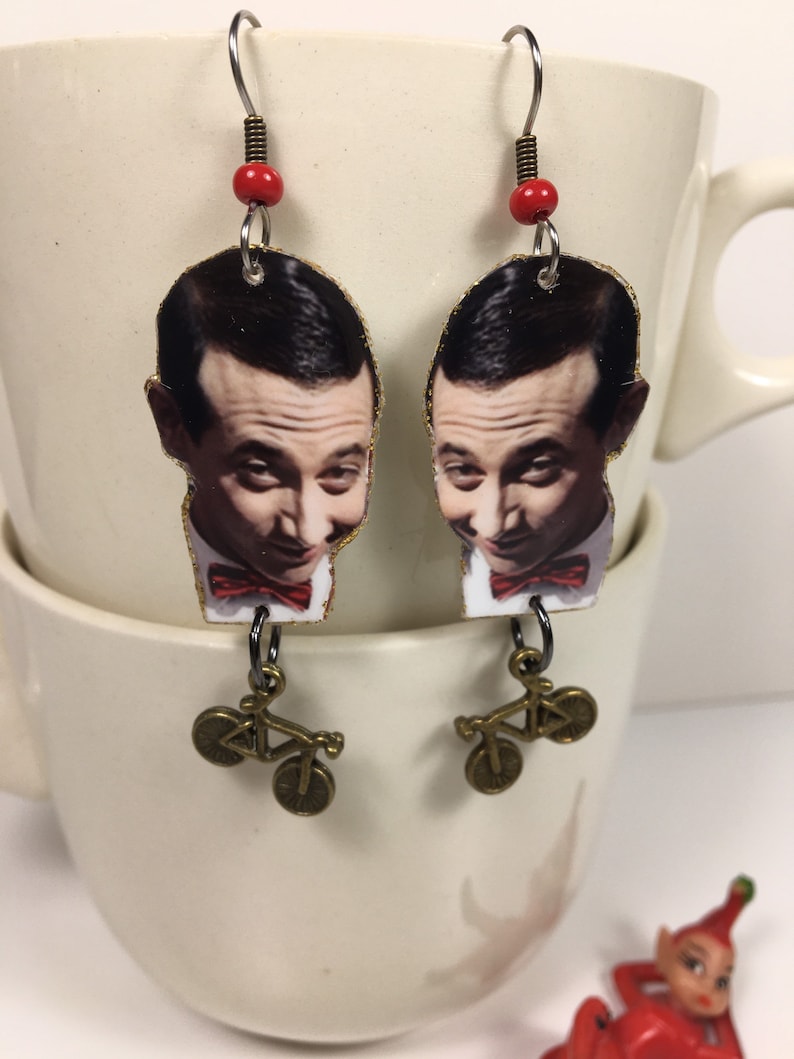 Pee Wee Herman Earrings Pee Wees Play House Big Adventure I - Etsy