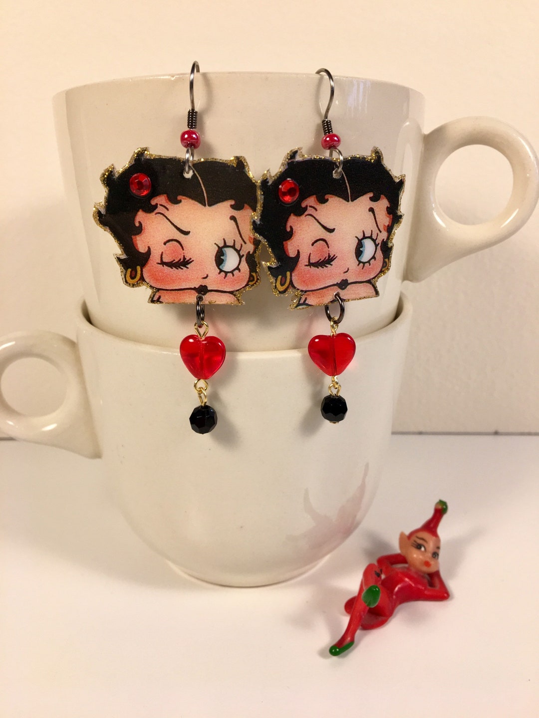 Betty Boop Earrings Boop Boop De Doop - Etsy