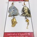 Benjamin Franklin Earrings Poor Richard Founding Father Philadelphia - Etsy