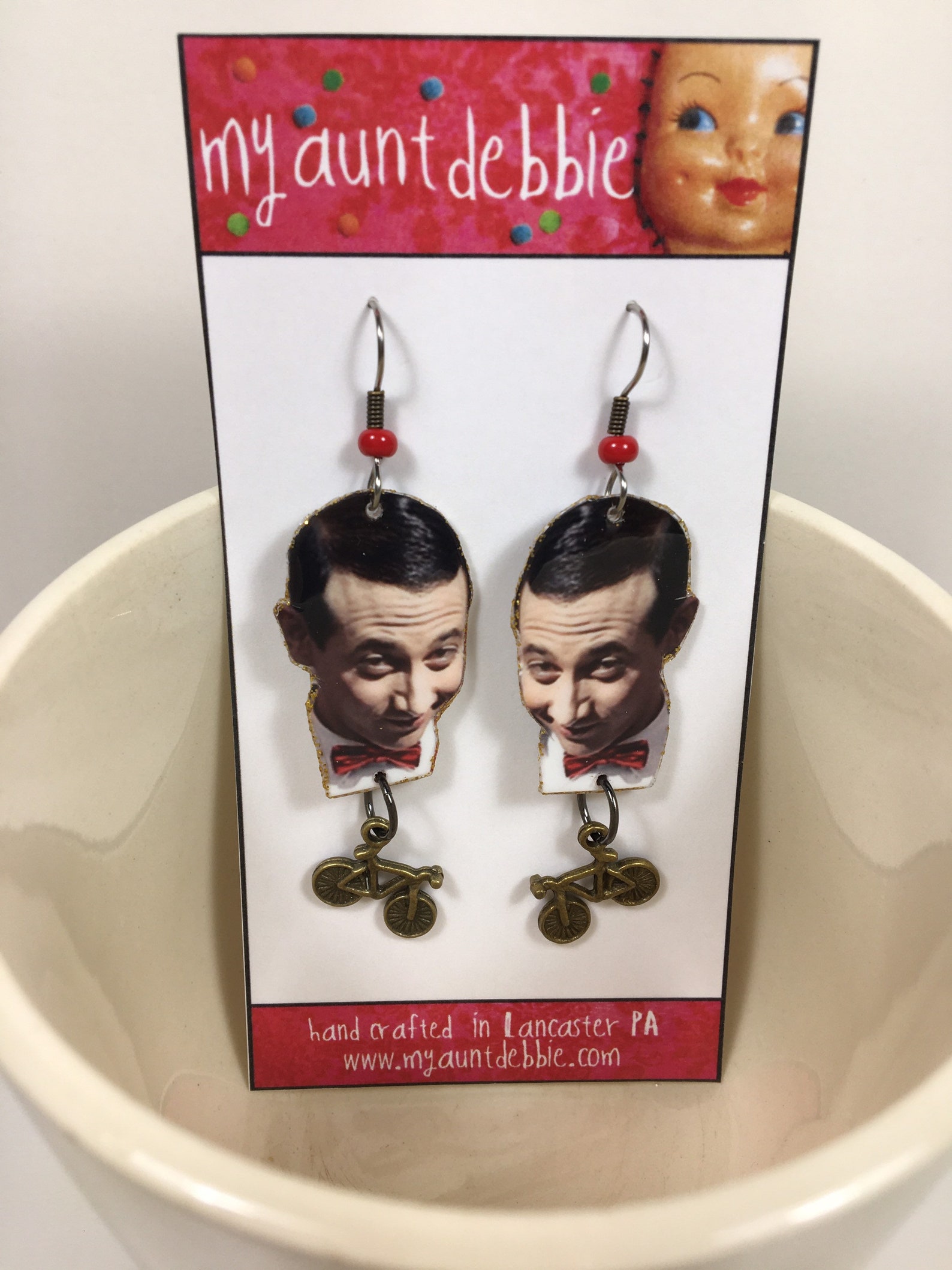 Pee Wee Herman Earrings Pee Wees Play House Big Adventure I - Etsy