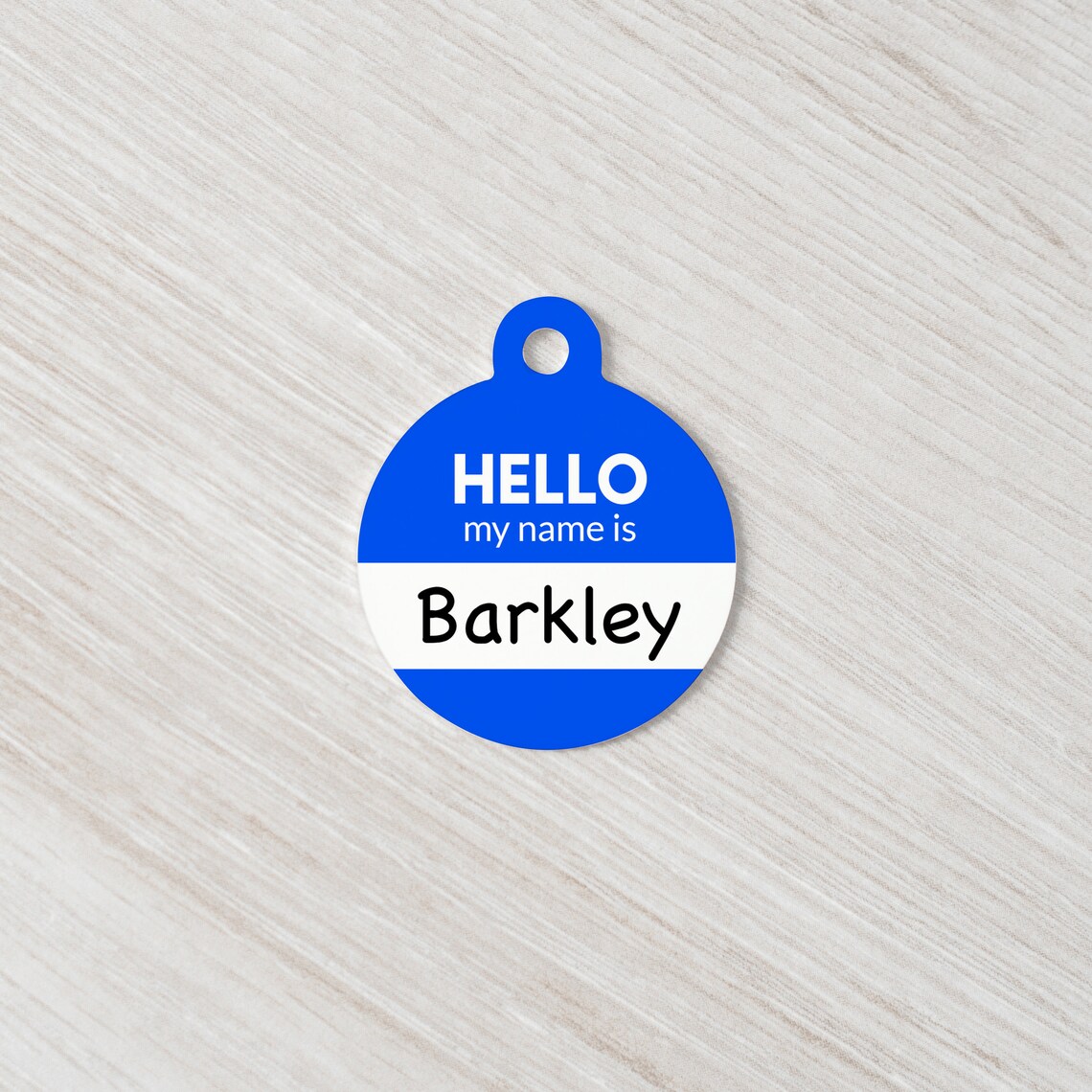 Name Tag Dog ID Tag Hello My Name Is Personalized Pet Tag | Etsy
