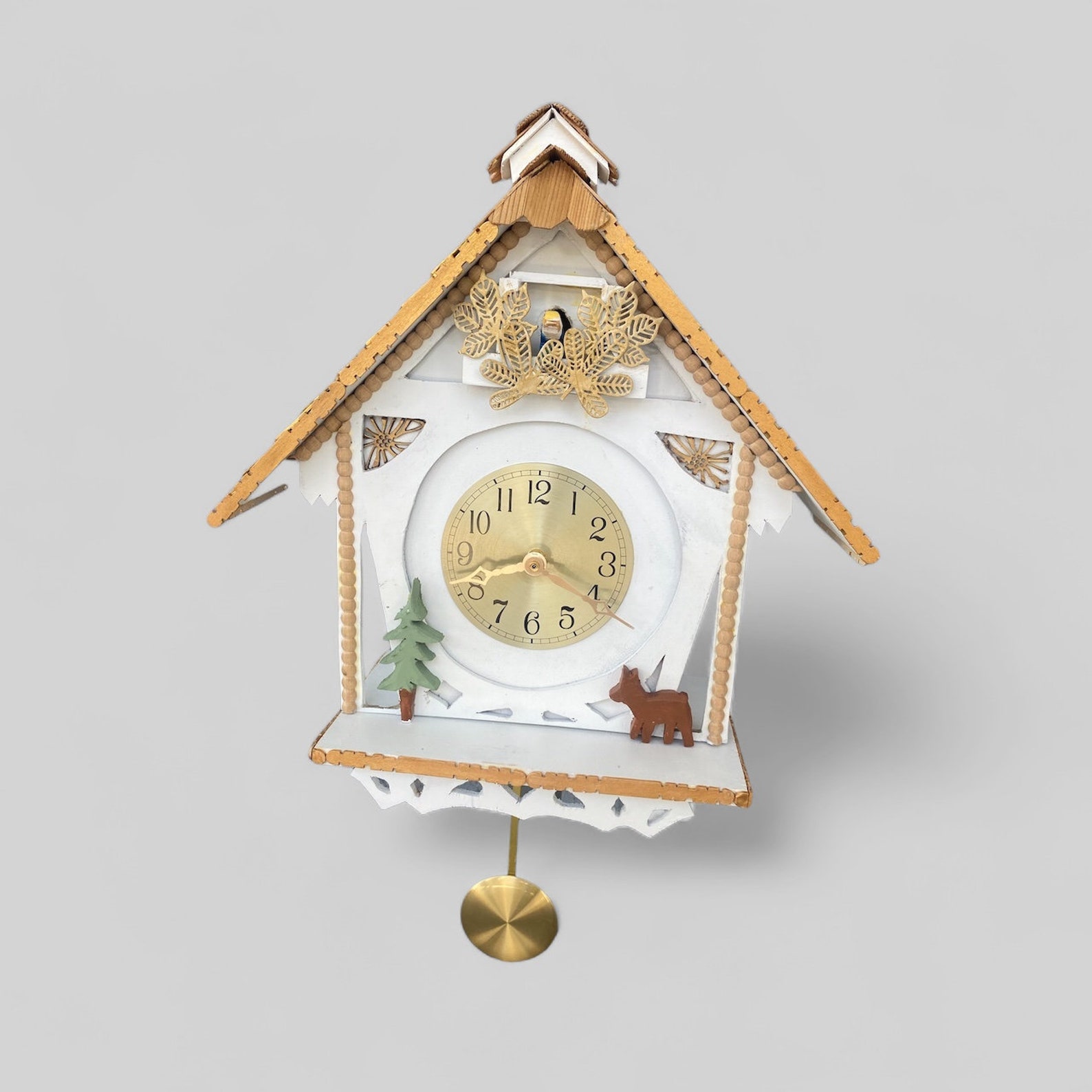 Birdhouse Pendulum Clock- Handmade - Etsy