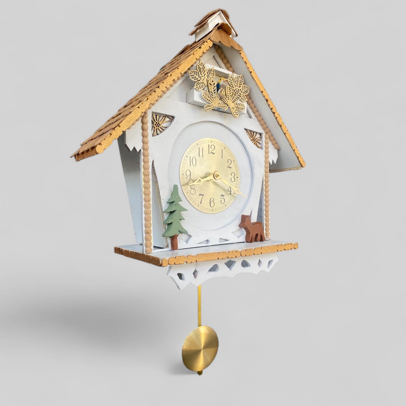 Birdhouse Pendulum Clock- Handmade - Etsy