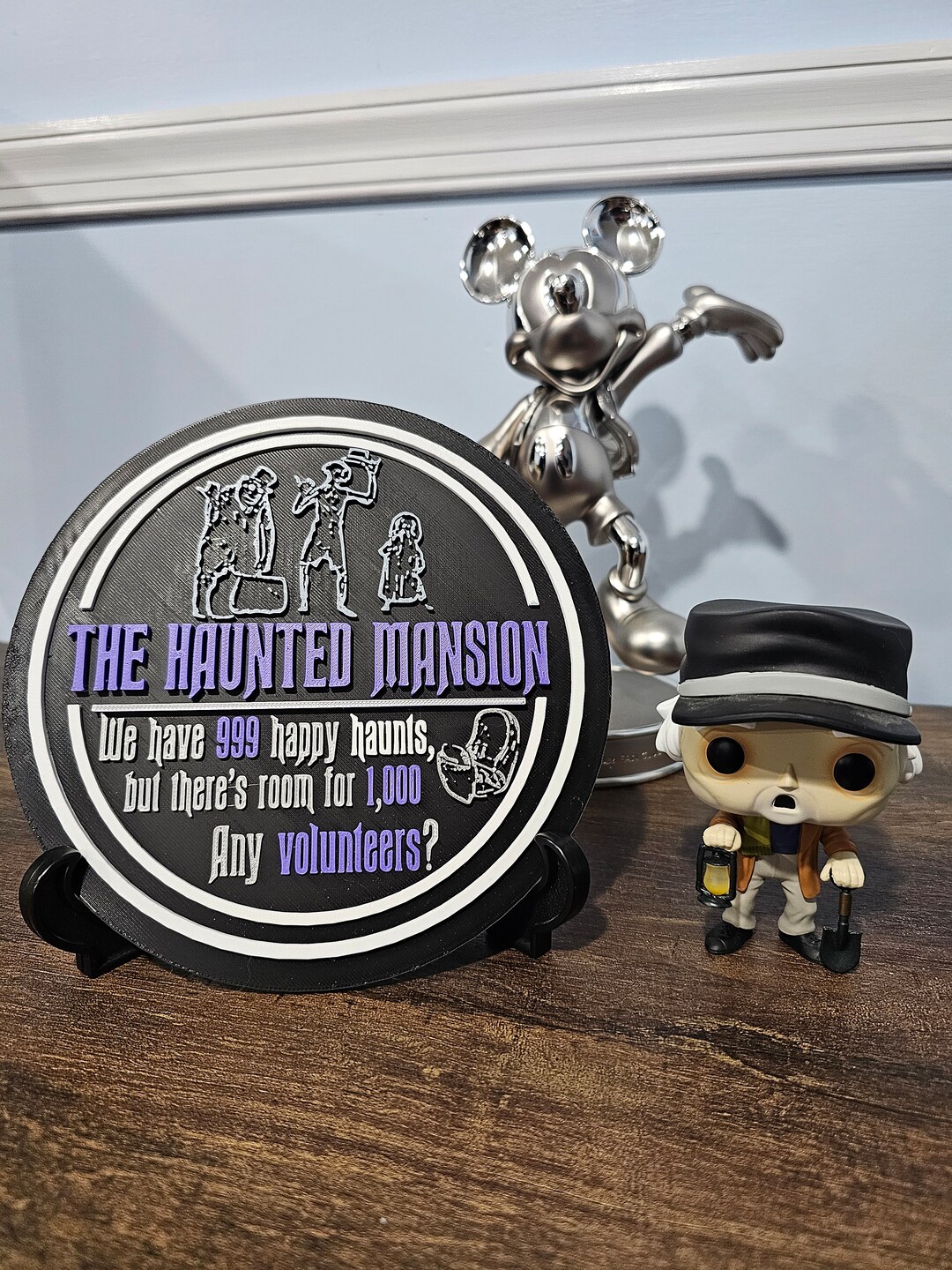 Haunted Mansion Ride Sign | Spooky Home Decor | Collectable - Etsy